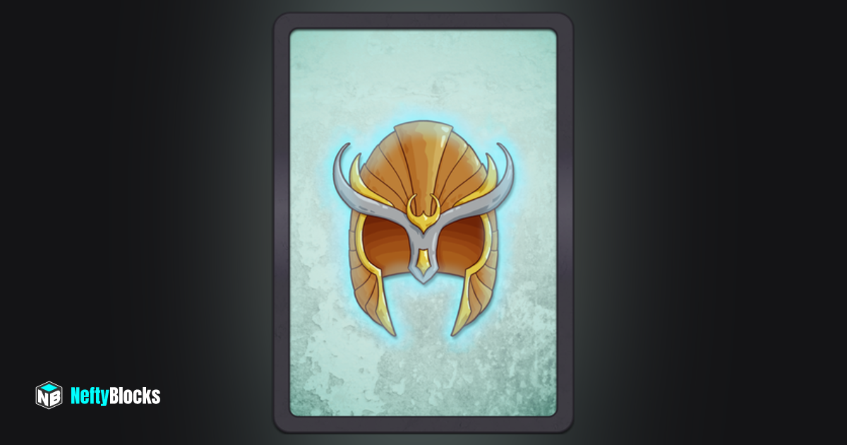 Resin Magic Helmet #8 | NeftyBlocks | The #1 Trade to Earn NFT ...