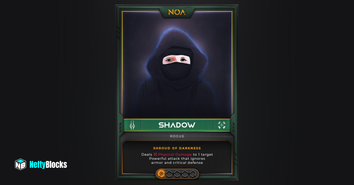 Shadow #255 | NeftyBlocks | The #1 Trade to Earn NFT Marketplace on WAX