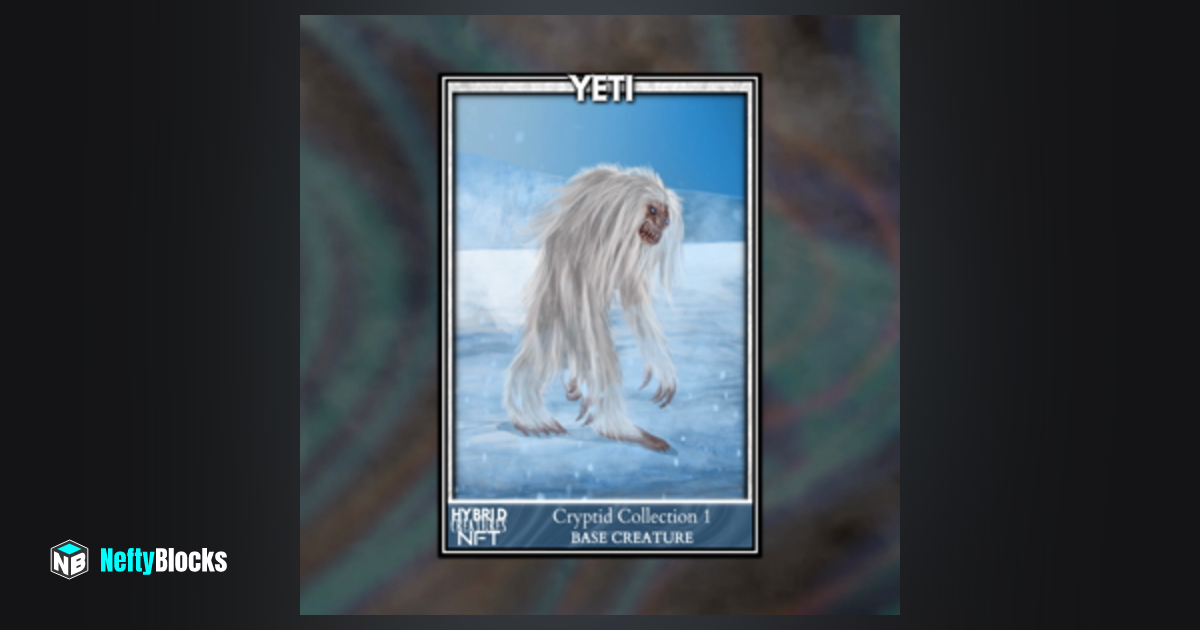 PROMO #41: Space Yeti Teaser #922 | NeftyBlocks | The #1 Trade to Earn ...