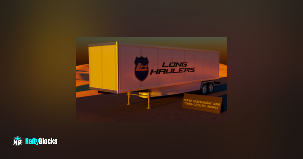 Dry Freight Trailer #124 | NeftyBlocks | The #1 Trade to Earn NFT ...