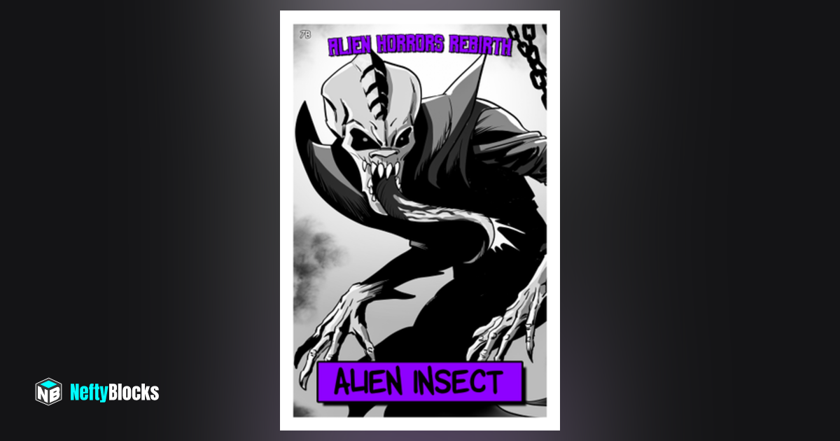 Alien Insect | NeftyBlocks | The #1 Trade to Earn NFT Marketplace on WAX