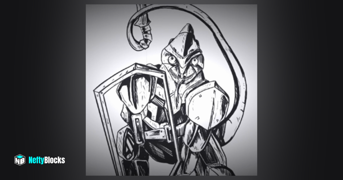 PROMO #26: Chameleon Knight Time Lapse 4 #249 | NeftyBlocks | The #1 Trade to Earn NFT ...