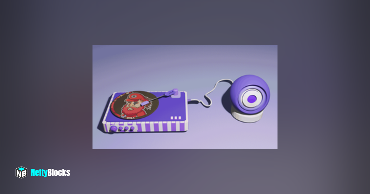 The Vinyl Record #7451 | NeftyBlocks | The #1 Trade to Earn NFT ...