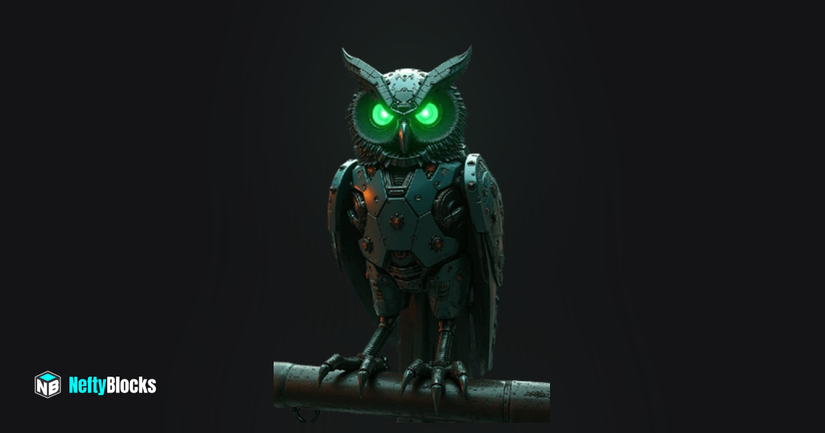 Mech Owl X01 #74 | NeftyBlocks | The #1 Trade to Earn NFT Marketplace ...