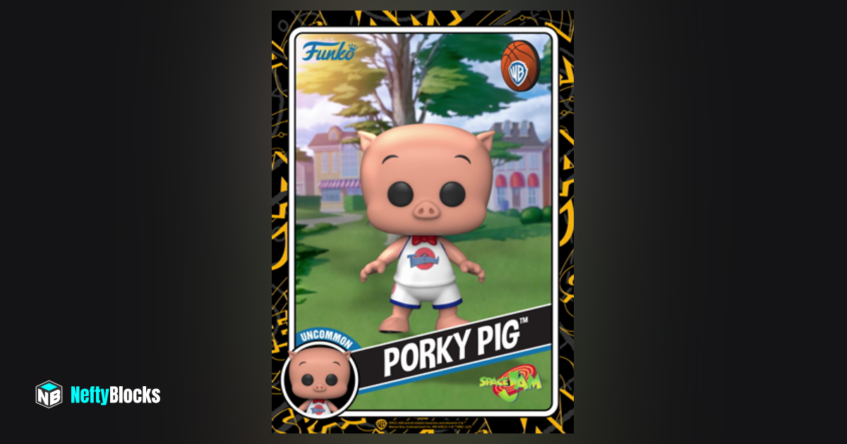 Porky Pig #3556 | NeftyBlocks | The #1 Trade to Earn NFT Marketplace on WAX