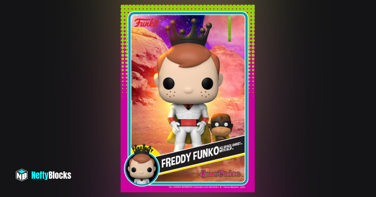 Freddy Funko as Space Ghost with Blip Royalty #78 | NeftyBlocks | The ...