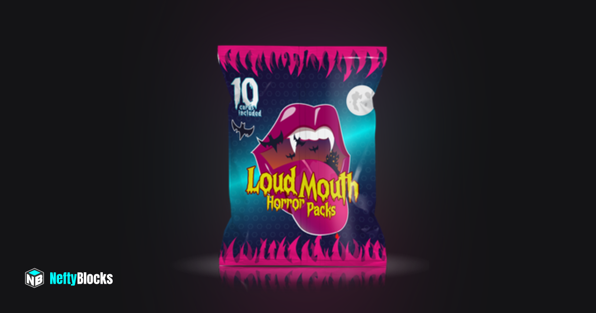 Loud Mouth Horrors Pack #276 | NeftyBlocks | The #1 Trade to Earn NFT ...