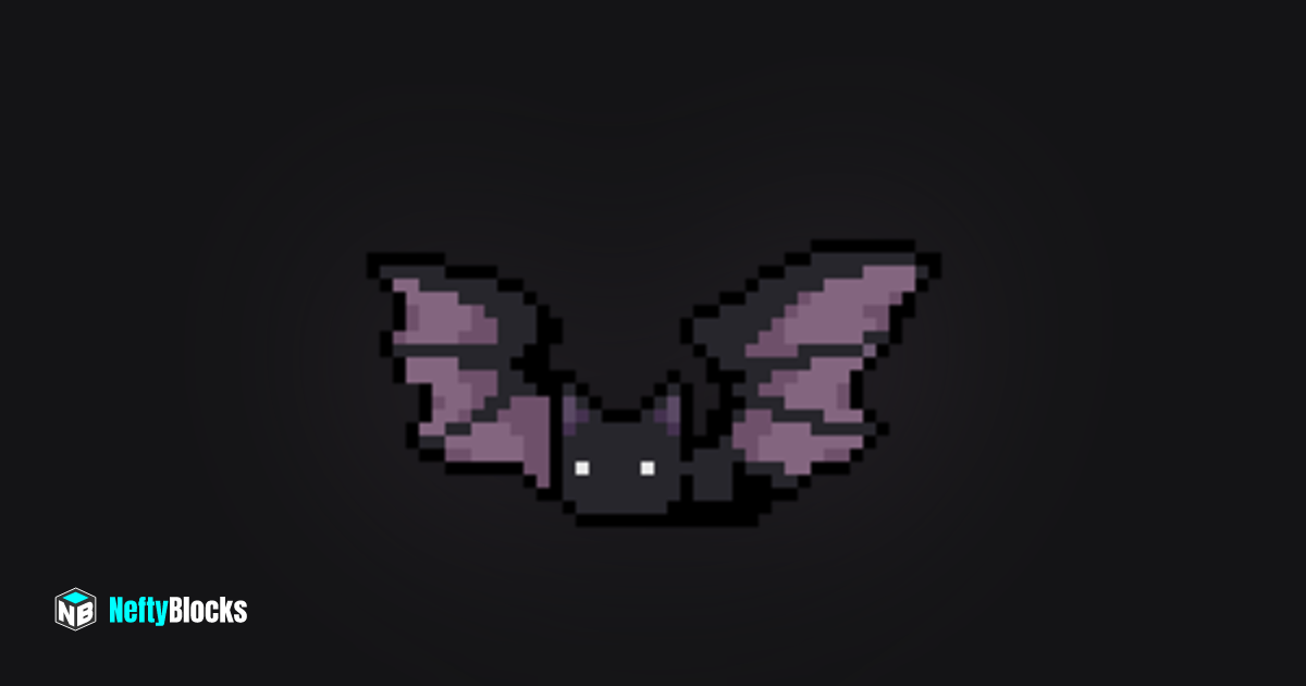 vampire bat #9 | NeftyBlocks | The #1 Trade to Earn NFT Marketplace on WAX