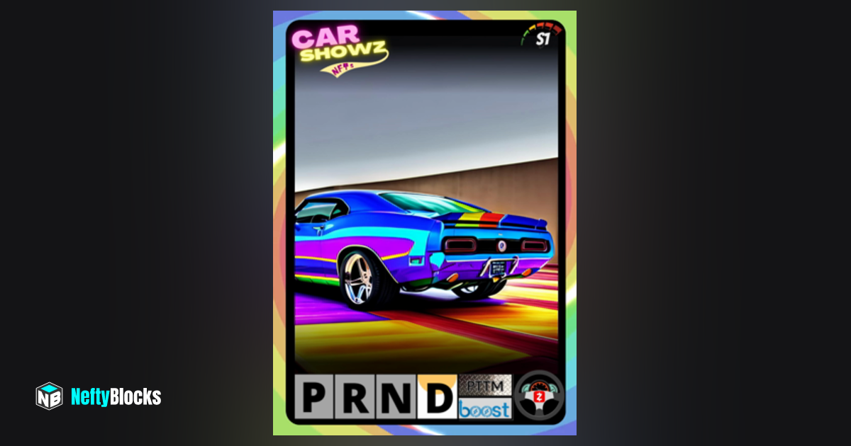 Tie Die Driver #17 | NeftyBlocks | The #1 Trade to Earn NFT Marketplace ...