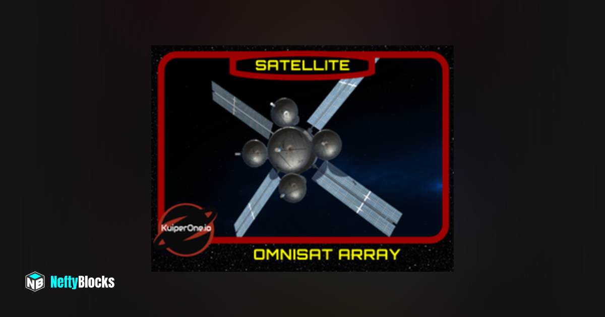 OMNISAT Array #17 | NeftyBlocks | The #1 Trade to Earn NFT Marketplace on WAX