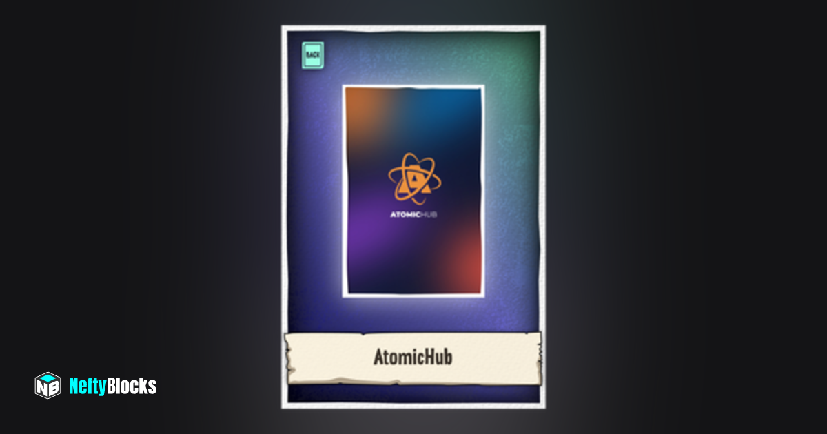 AtomicHub - Card Back #92 | NeftyBlocks | The #1 Trade to Earn NFT Marketplace on WAX