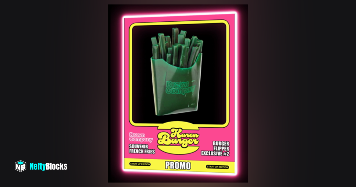 DC French Fries #93 | NeftyBlocks | The #1 Trade to Earn NFT ...