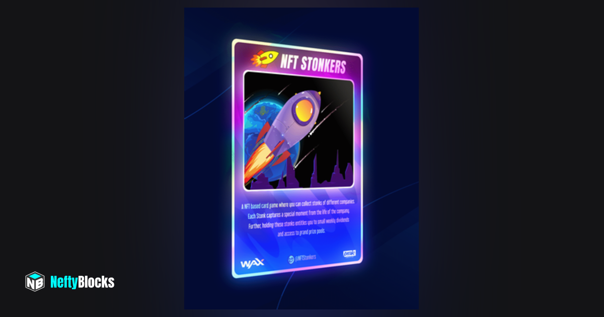 Stonk Rocket #630 | NeftyBlocks | The #1 Trade to Earn NFT Marketplace ...