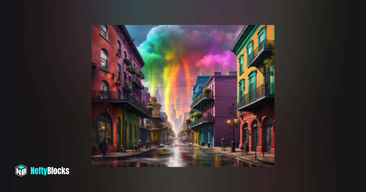 Rainbow Storm | NeftyBlocks | The #1 Trade to Earn NFT Marketplace on WAX