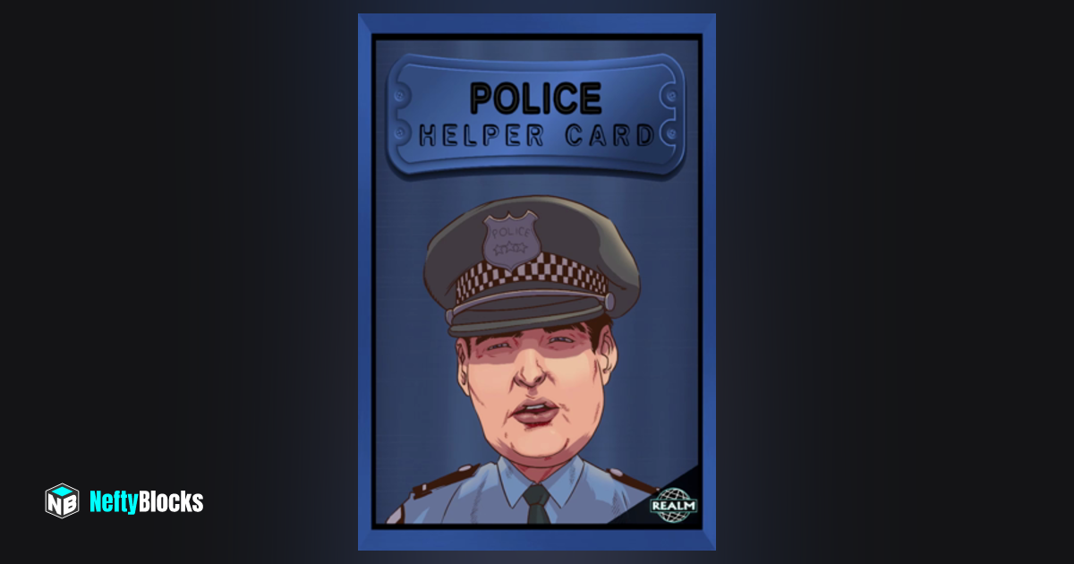 Police #45 | NeftyBlocks | The #1 Trade to Earn NFT Marketplace on WAX
