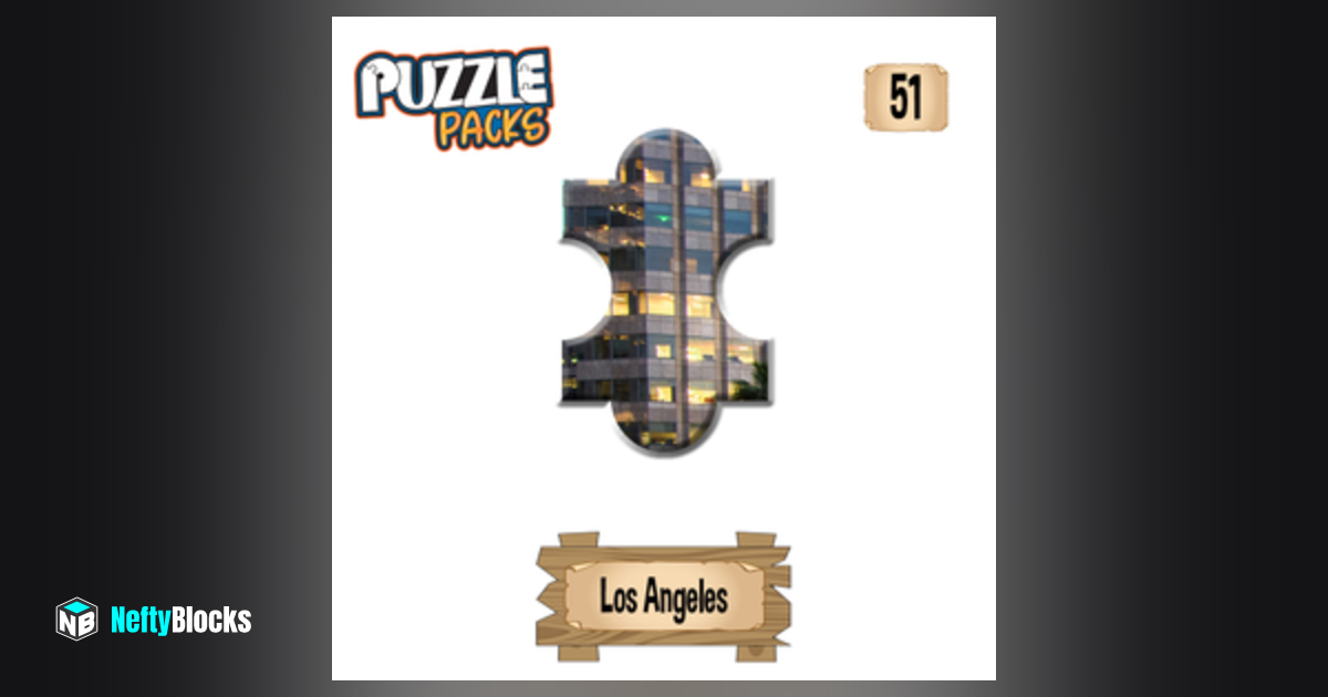Puzzle Piece 51 #43 | NeftyBlocks | The #1 Trade to Earn NFT ...