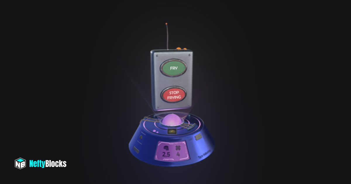 Deep Fryer remote control #1 | NeftyBlocks | The #1 Trade to Earn NFT ...