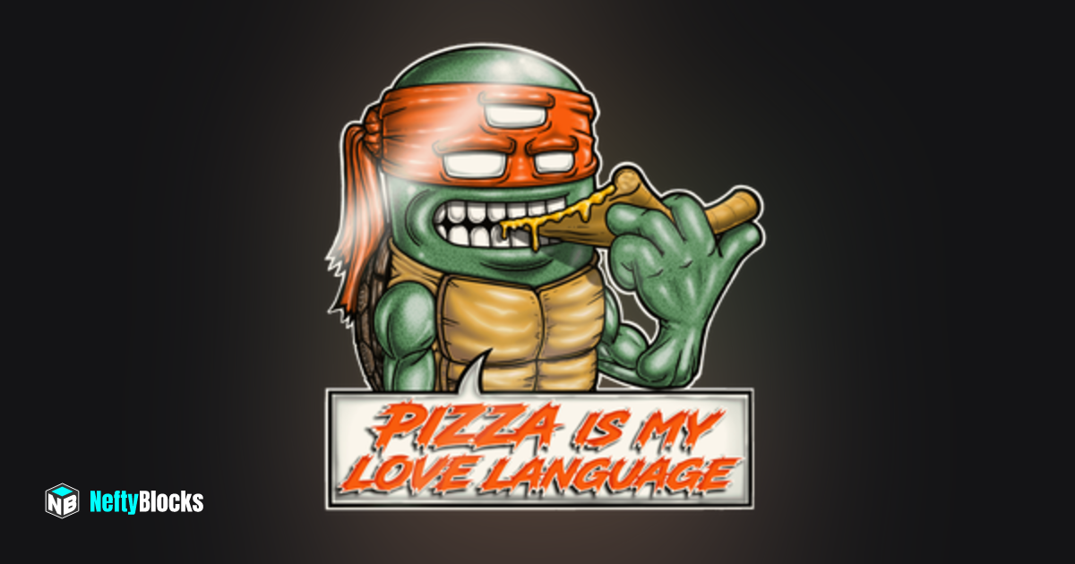 Teenage Monster Turtle Ninja (Sticker) #36 | NeftyBlocks | The #1 Trade ...