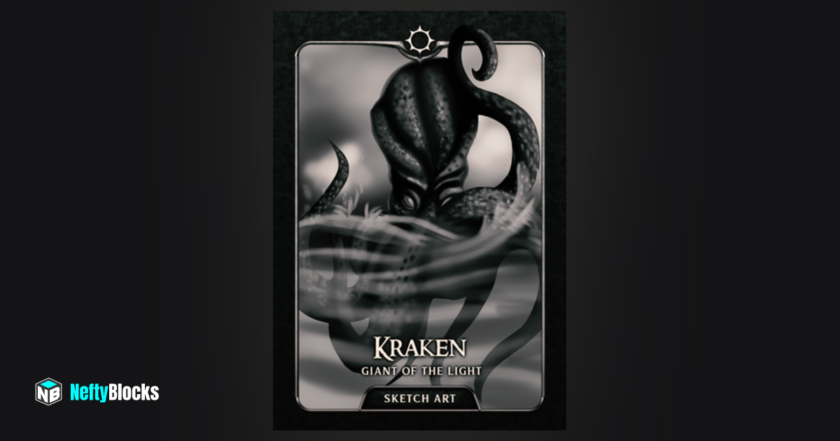 Kraken, Giant of the Light | NeftyBlocks | The #1 Trade to Earn NFT ...