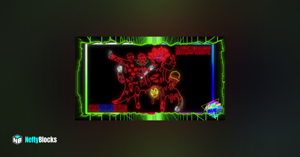 CroNeonberg MetaForce #13 | NeftyBlocks | The #1 Trade to Earn NFT ...