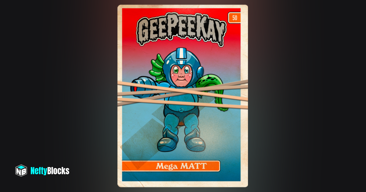 Trashed Mega MATT | NeftyBlocks | The #1 Trade to Earn NFT Marketplace on WAX