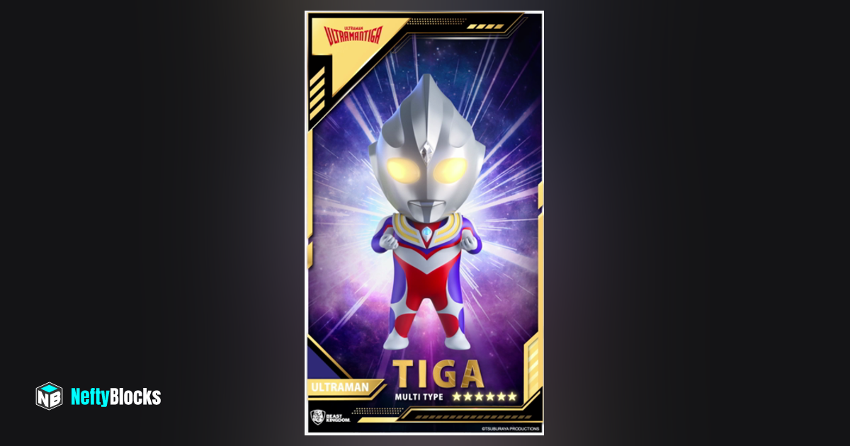 Ultraman Tiga Zeperion Beam | NeftyBlocks | The #1 Trade to Earn NFT ...