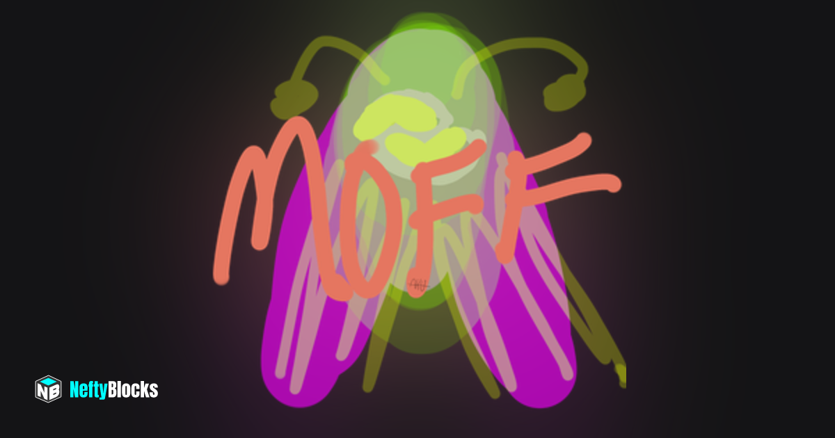 MOTH MOFF #117 | NeftyBlocks | The #1 Trade to Earn NFT Marketplace on WAX