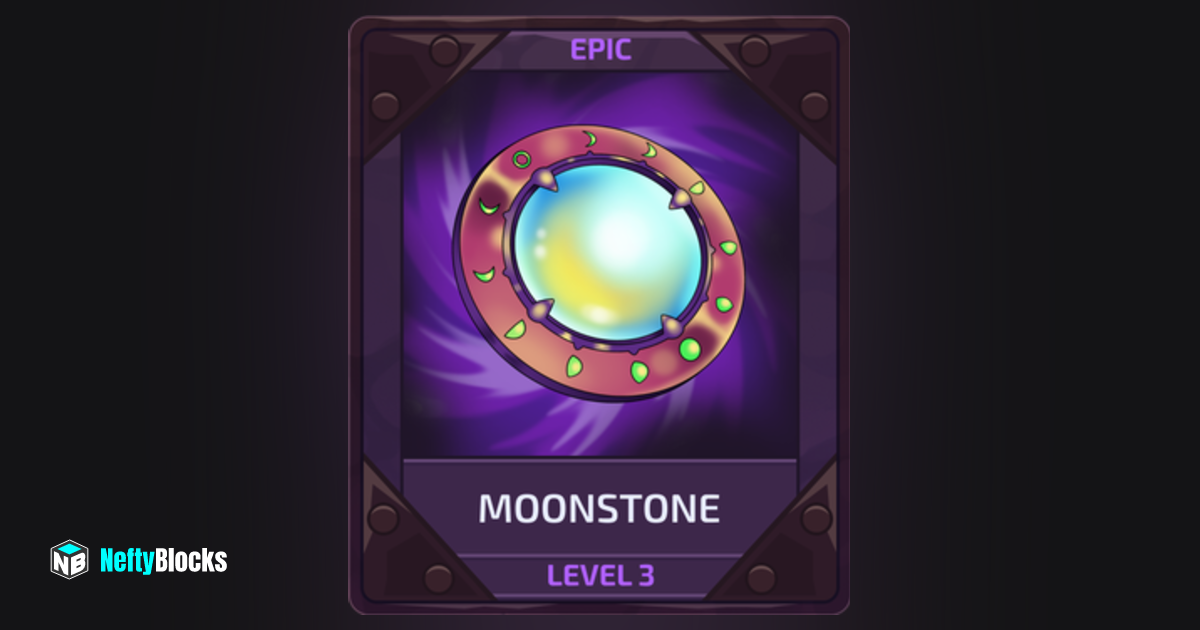 Moonstone – Level 3 | NeftyBlocks | The #1 Trade to Earn NFT ...