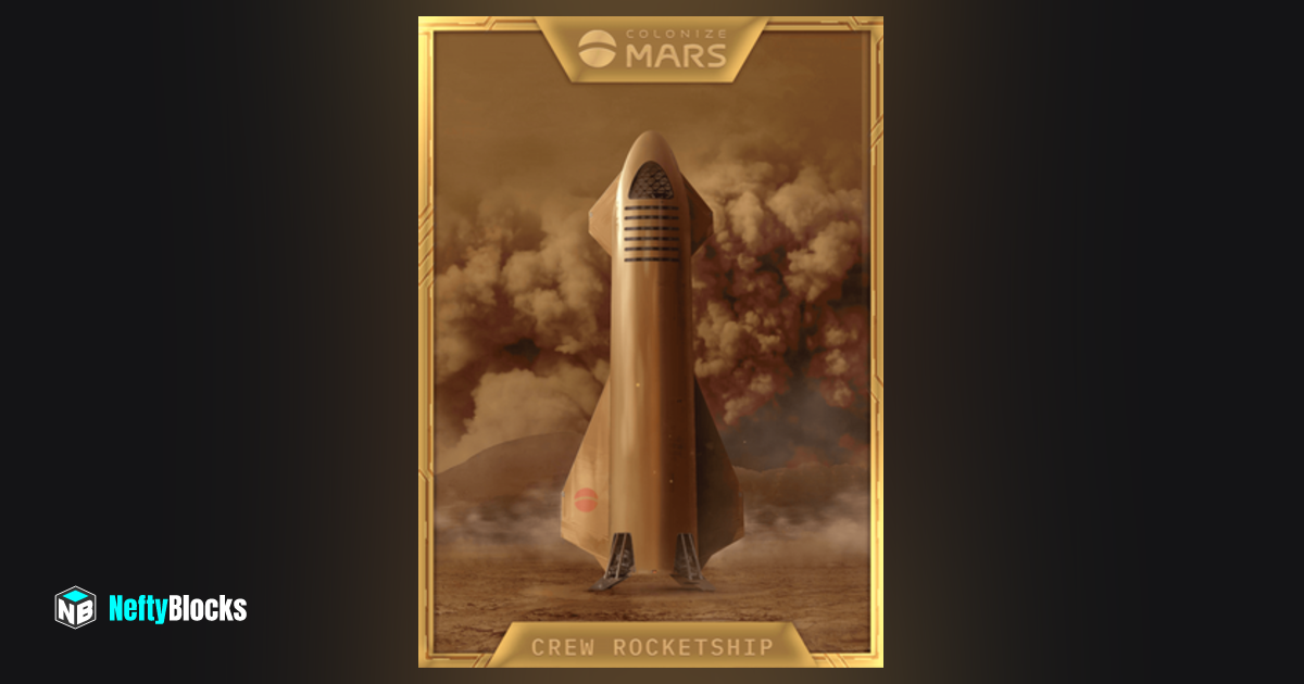 Crew Rocketship #4799 | NeftyBlocks | The #1 Trade to Earn NFT ...