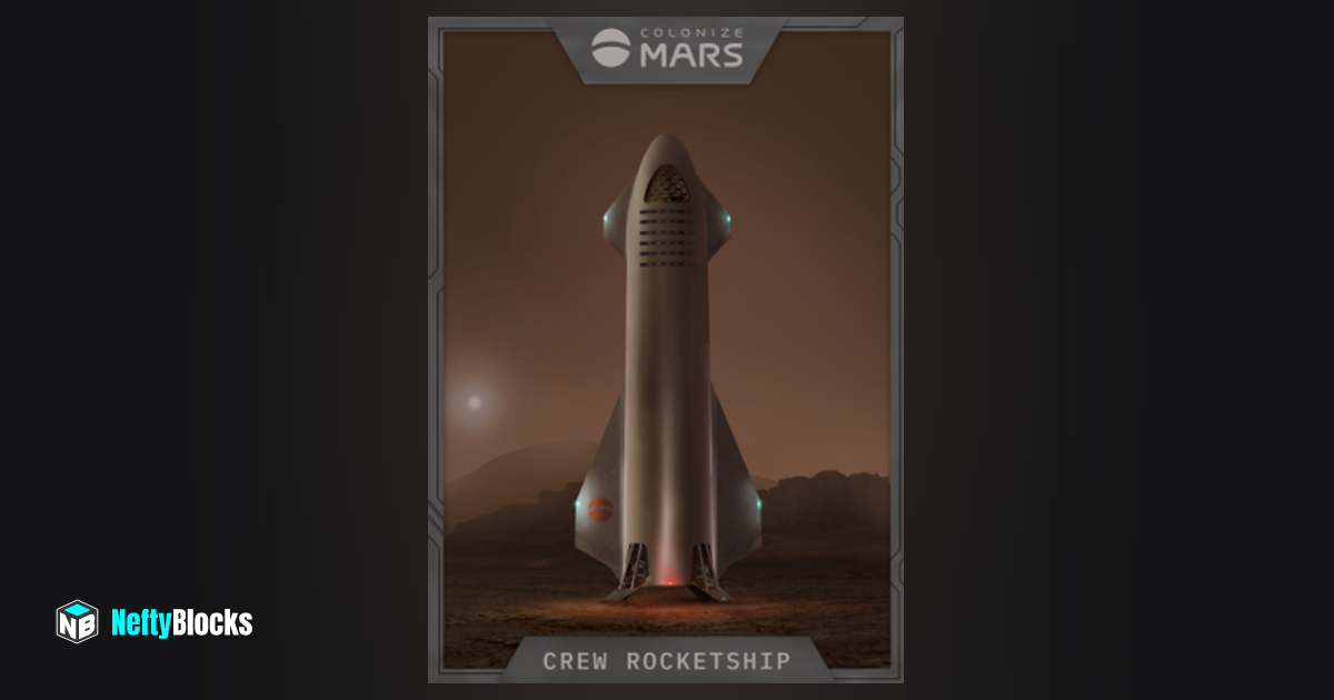 Crew Rocketship #14781 | NeftyBlocks | The #1 Trade to Earn NFT ...