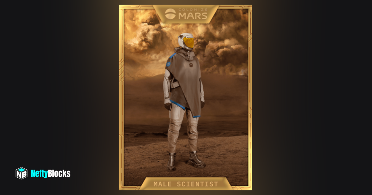 Male Scientist #3894 | NeftyBlocks | The #1 Trade to Earn NFT ...