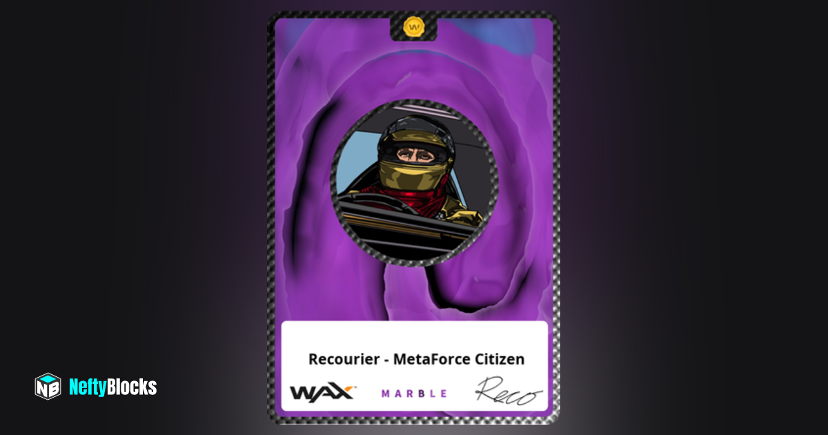 Recourier - MetaForce Citizen | NeftyBlocks | The #1 Trade to Earn NFT ...