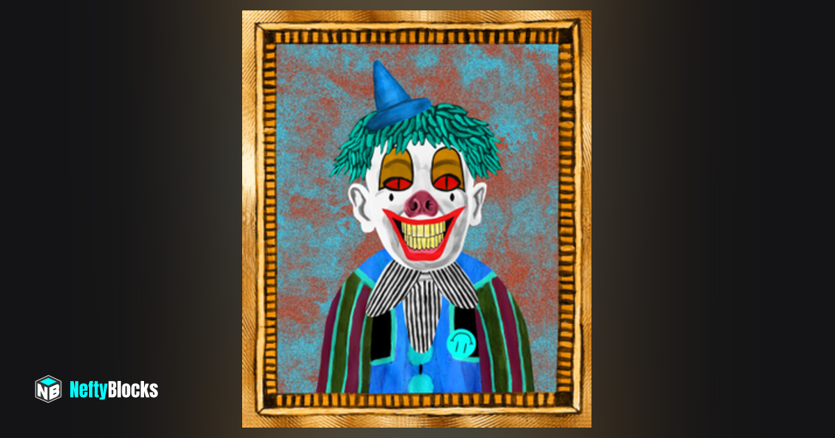 Clown #007 #24 | NeftyBlocks | The #1 Trade to Earn NFT Marketplace on WAX