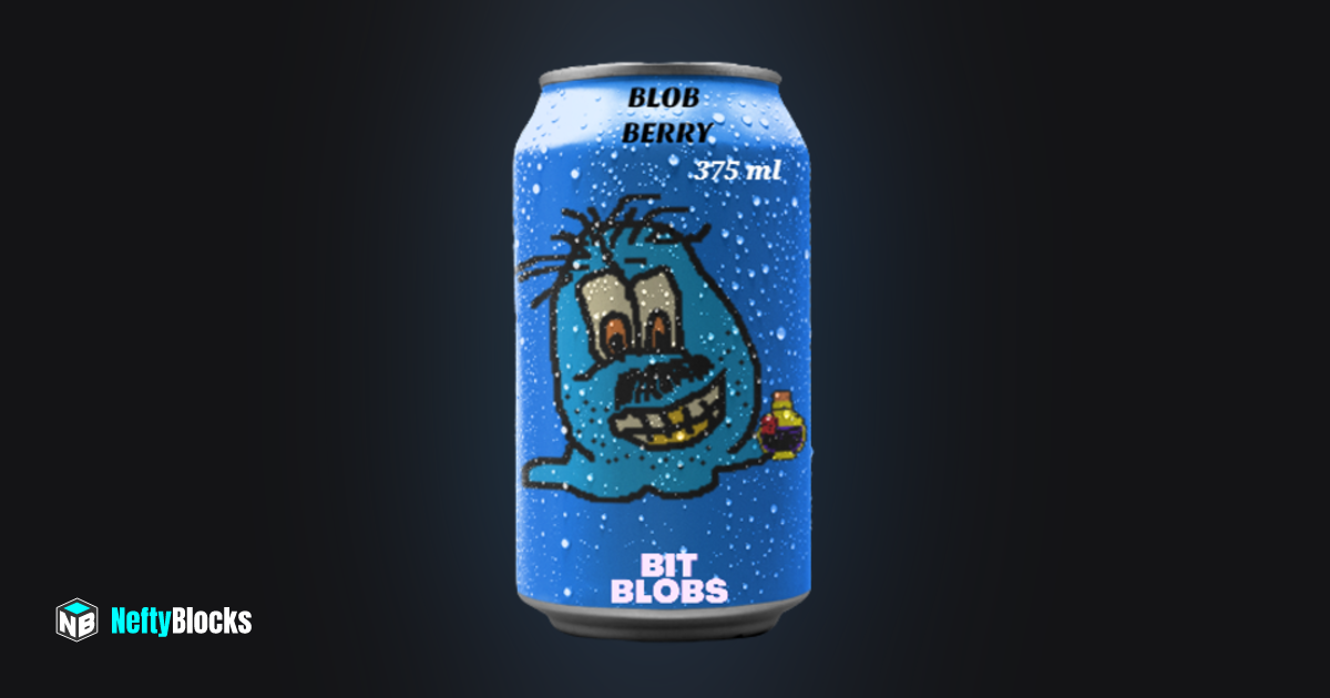 Blob Berry - Bit Blobs Soda #1 #11 | NeftyBlocks | The #1 Trade to Earn NFT Marketplace on WAX