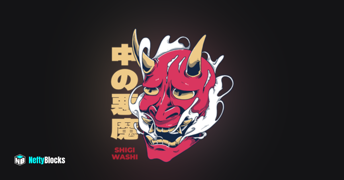 Oni Mask | s1 | start-o | shigi-washi #33 | NeftyBlocks | The #1 Trade ...