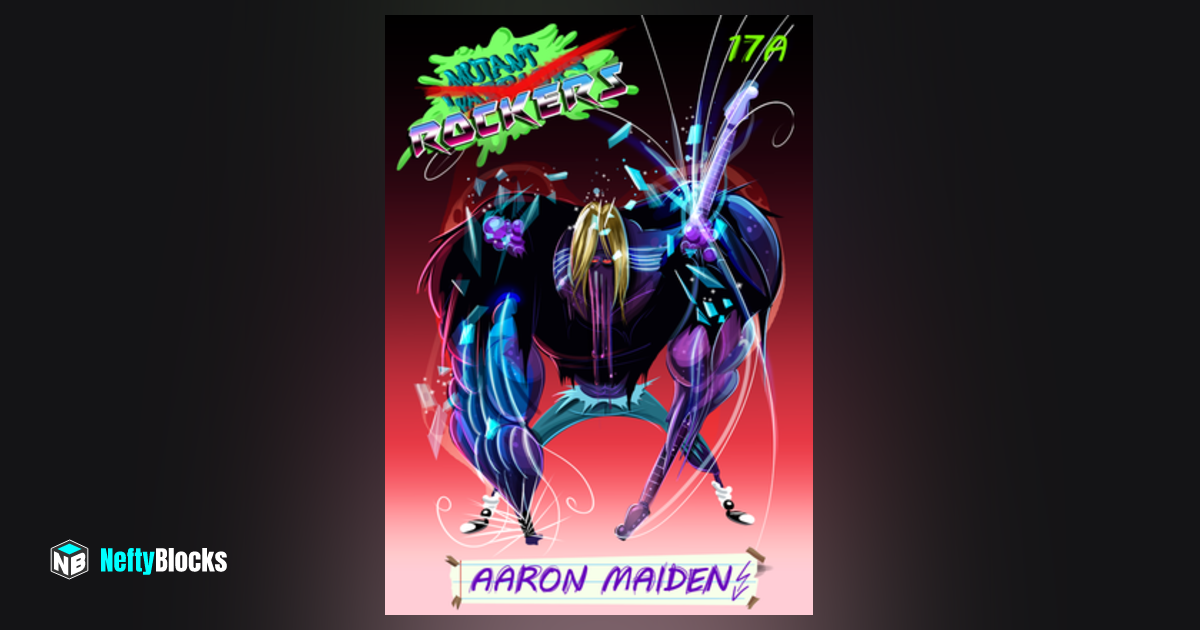 Aaron Maiden #158 | NeftyBlocks | The #1 Trade to Earn NFT Marketplace ...