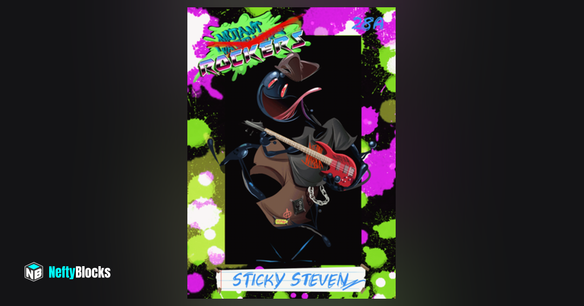Sticky Steven | NeftyBlocks | The #1 Trade to Earn NFT Marketplace on WAX