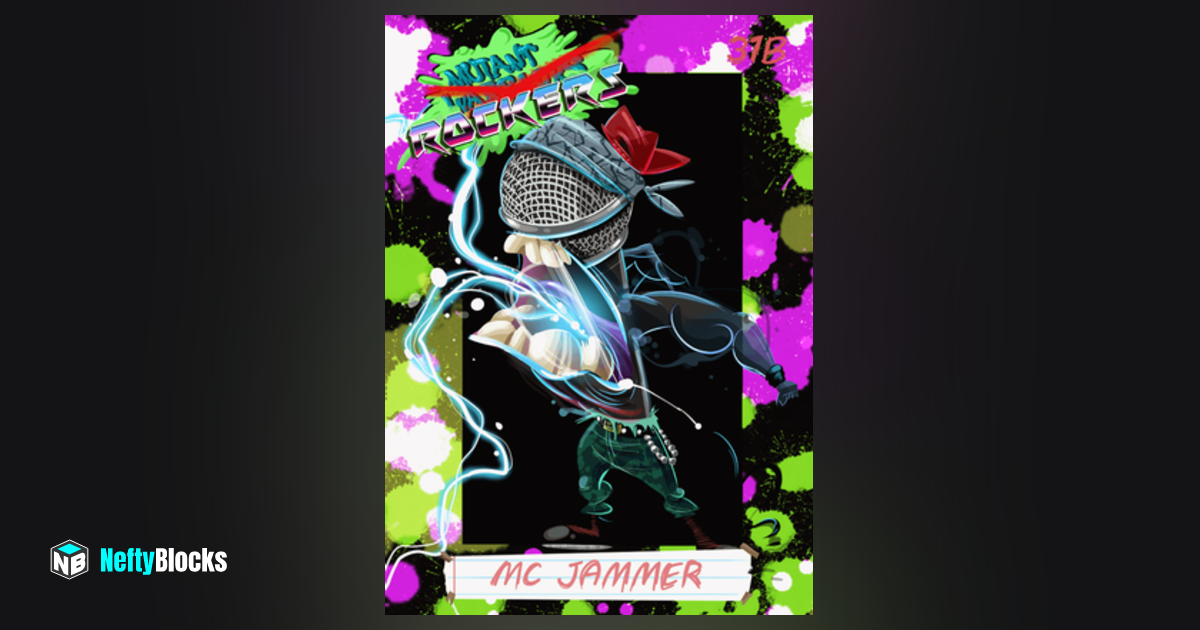 MC Jammer #299 | NeftyBlocks | The #1 Trade to Earn NFT Marketplace on WAX