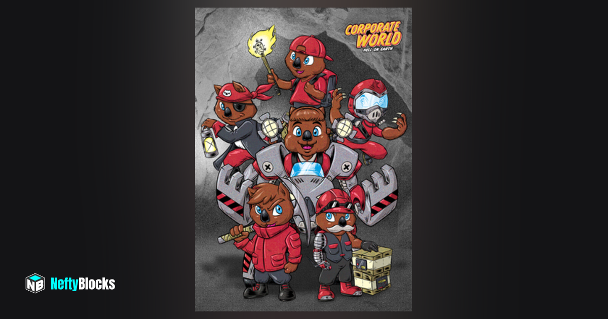 Wombats Unite - Red Team #34 | NeftyBlocks | The #1 Trade to Earn NFT ...