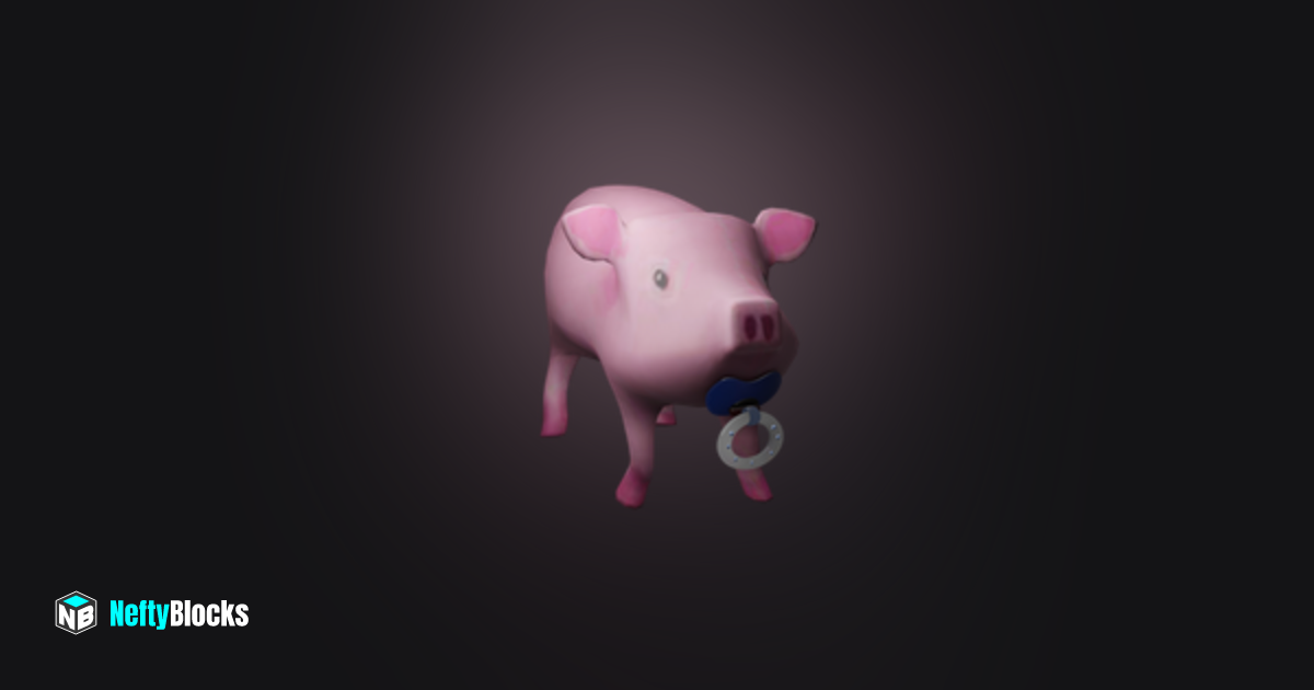 Piglet (male) #71 | NeftyBlocks | The #1 Trade to Earn NFT Marketplace ...
