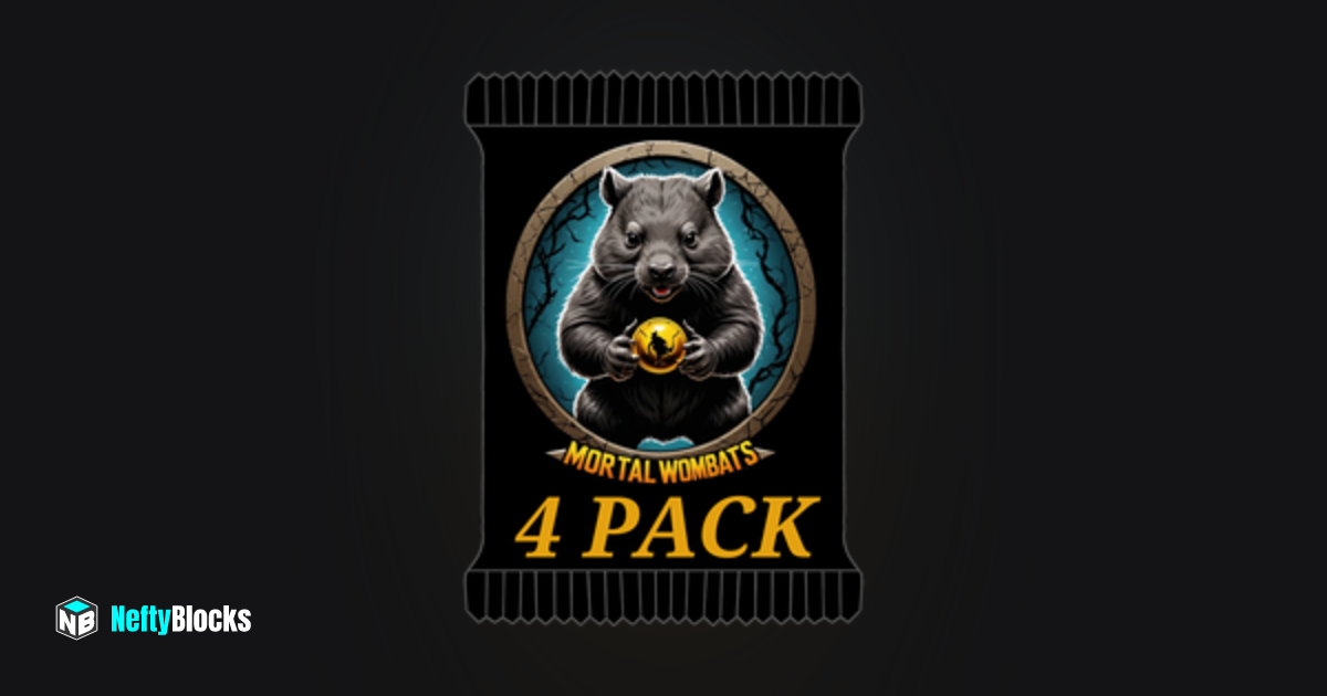 Mortal Wombats Letters Pack #18 | NeftyBlocks | The #1 Trade to Earn ...