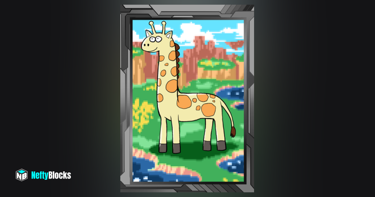 Derp Giraffe #143 | NeftyBlocks | The #1 Trade to Earn NFT Marketplace ...