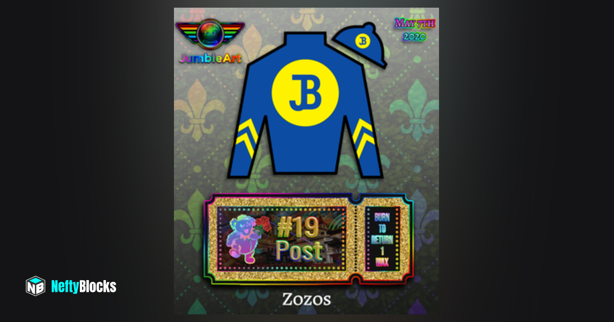 Jumbie Art Derby 148 Post Position #19 Zozos #3 | NeftyBlocks | The #1 ...