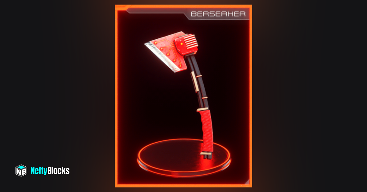Berserker's Axe #40 | NeftyBlocks | The #1 Trade to Earn NFT ...