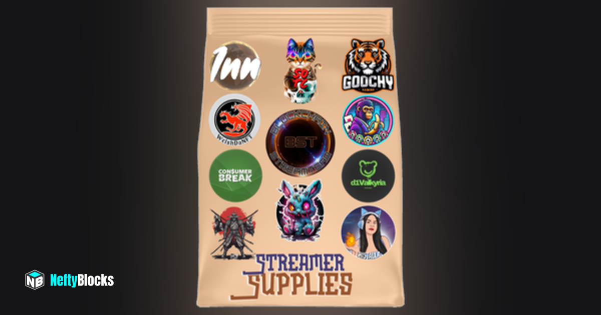 Blockchain Stream Team Streamer Supplies #303 | NeftyBlocks | The #1 ...