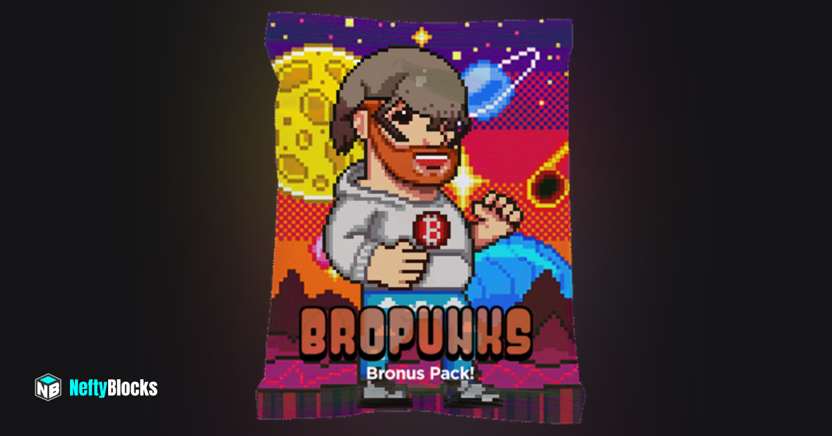 BroPunks Bronus Pack #1420 | NeftyBlocks | The #1 Trade to Earn NFT Marketplace on WAX
