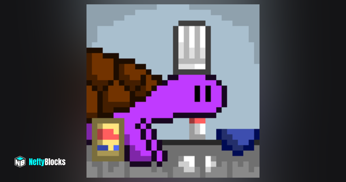 #10 - Gourmet Chef - Tessie the Turtle #186 | NeftyBlocks | The #1 ...