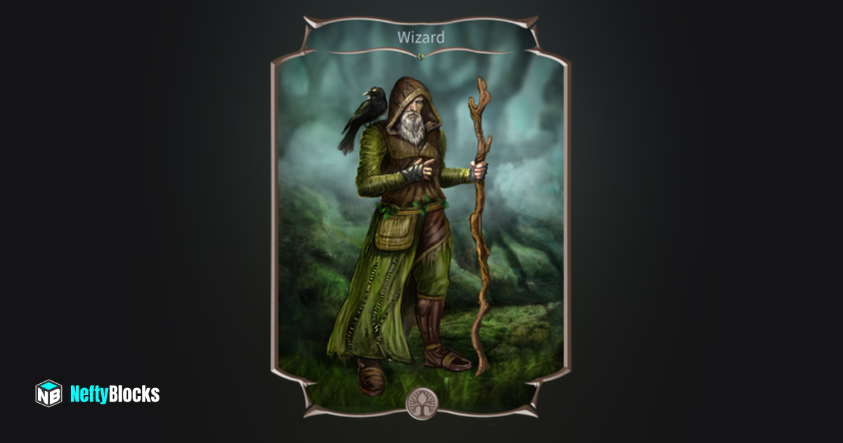 Wizard #26 | NeftyBlocks | The #1 Trade to Earn NFT Marketplace on WAX