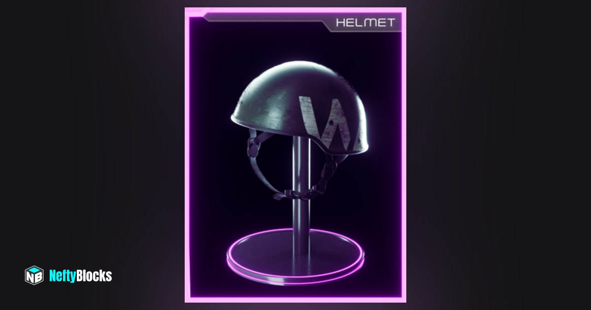 Helmet #712 | NeftyBlocks | The #1 Trade to Earn NFT Marketplace on WAX