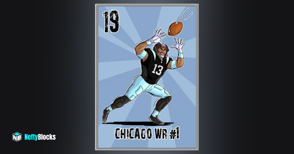 Chicago WR #1 #1442 | NeftyBlocks | The #1 Trade to Earn NFT ...